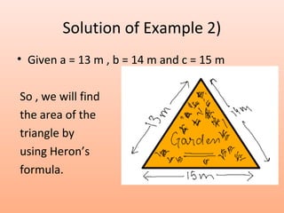 Herons Formula | PPT
