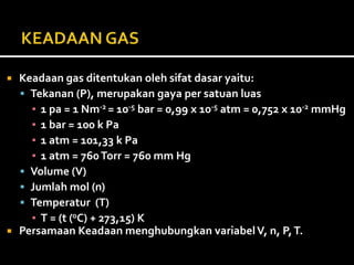 Ppt.2. gas ideal & gas nyata | PPTX