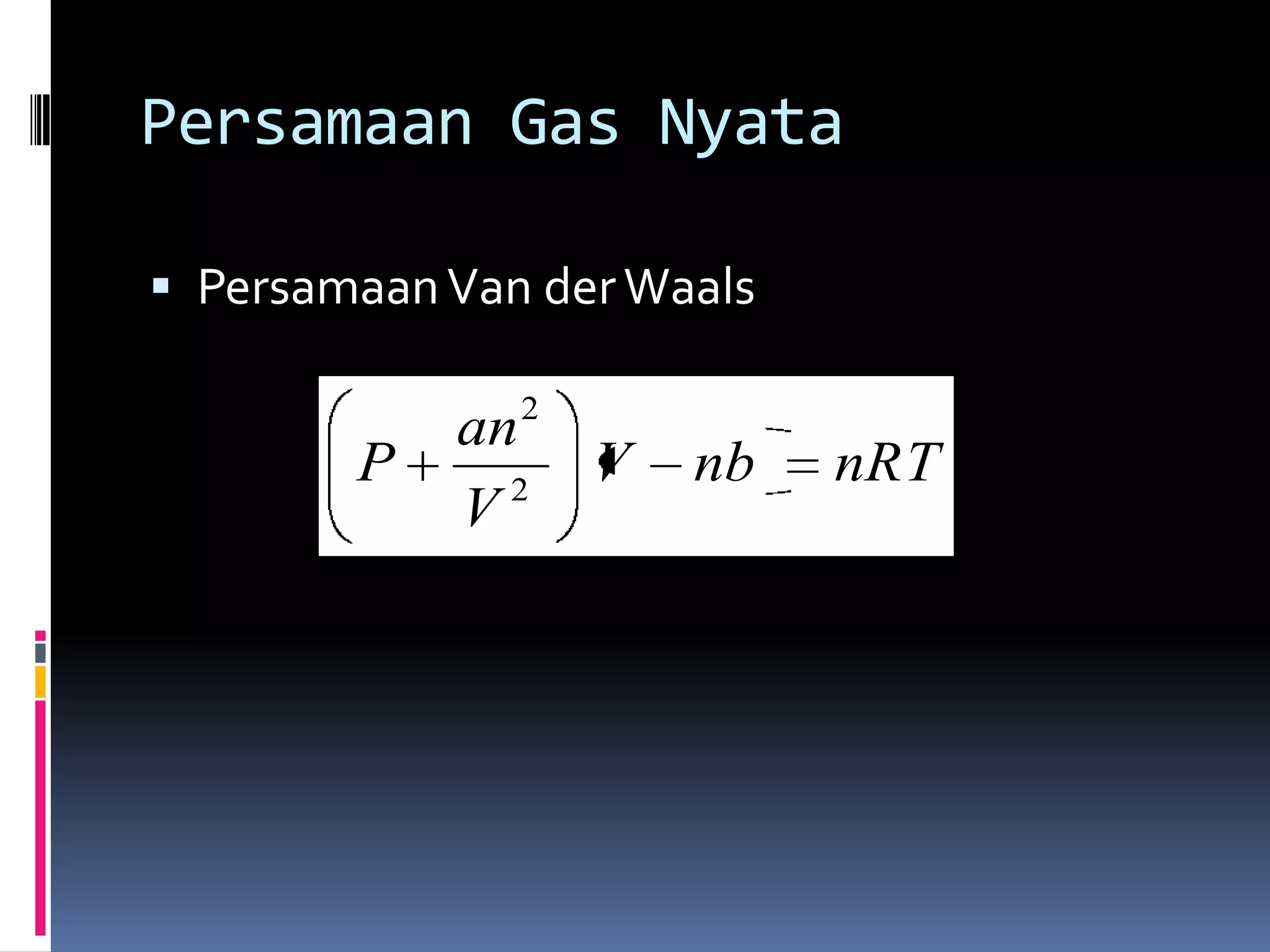 Gas Ideal Dan Gas Nyata | PPTX