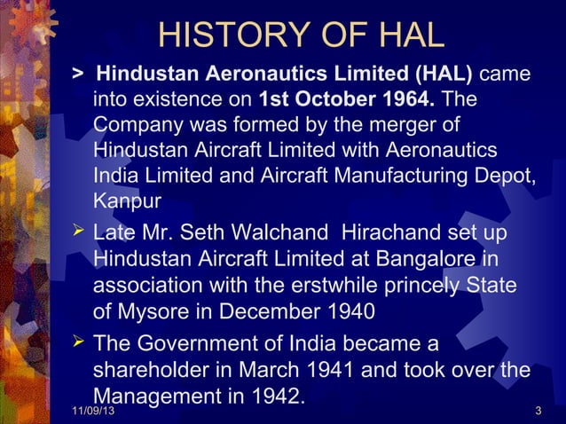 INDUSTRIAL TRAINING AT HINDUSTAN AERONAUTICS LIMITED, LUCKNOW | PPT