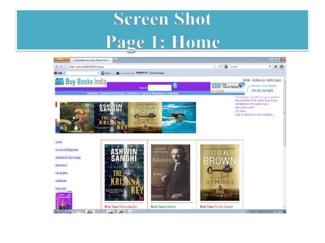 Ppt on ONLINE BOOK STORE | PPTX