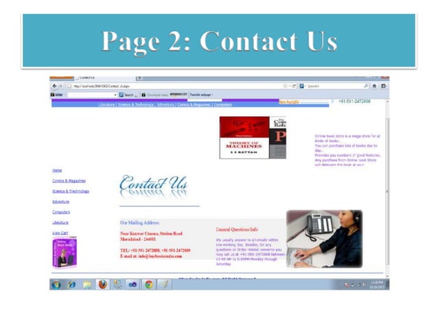 Ppt on ONLINE BOOK STORE | PPTX