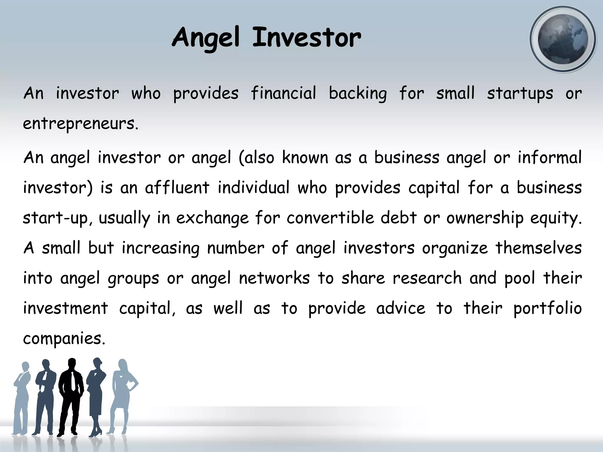 private equity and angel financing | PPTX