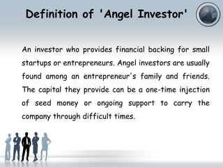 private equity and angel financing | PPTX