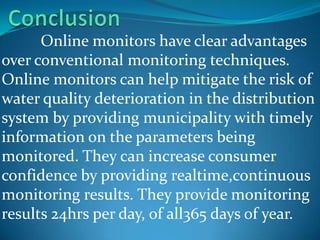 ONLINE MONITORING OF DISTRIBUTION SYSTEM | PPT