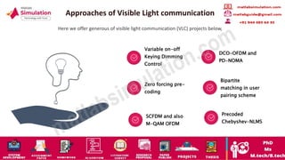 Visible Light Communication Projects Research Ideas | PPTX