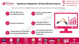Data Mining Projects Research Ideas | PPT