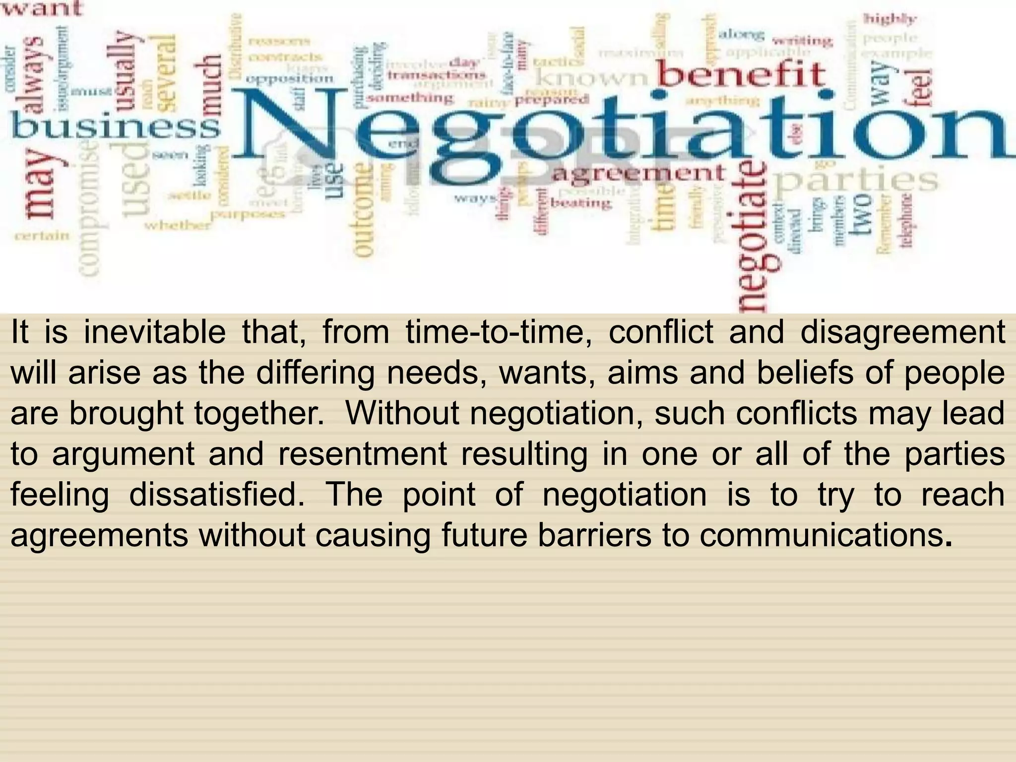 NEGOTIATION | PPTX
