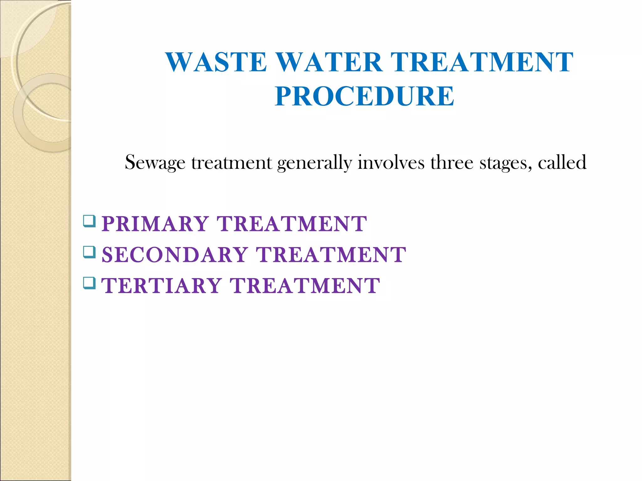 sewage treatment plant | PPT