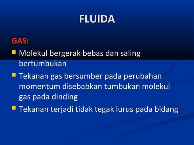 Ppt. fluida By FitrahRhya | PPT