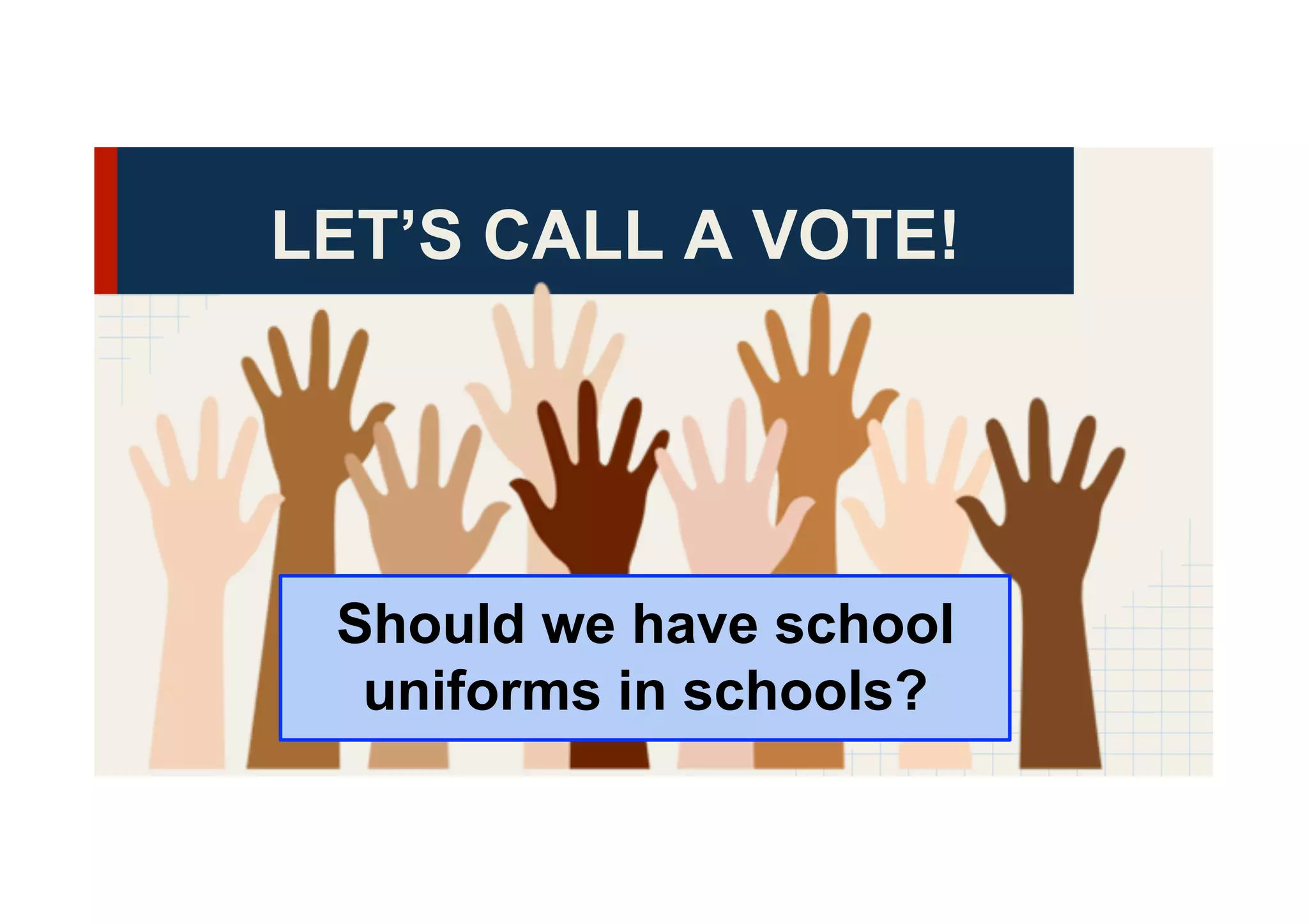 Should students wear uniforms - Debate | PDF | Education