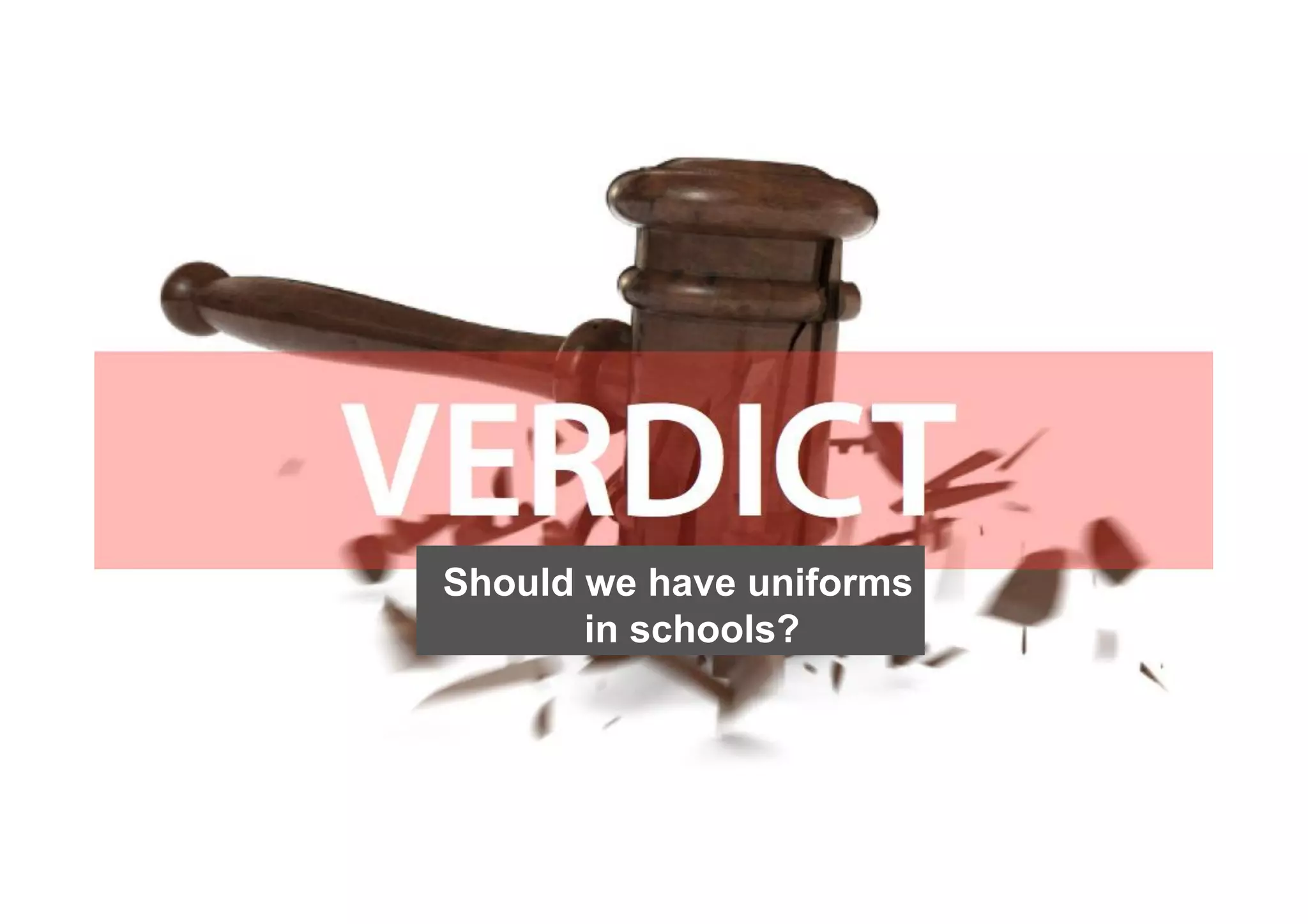 Should students wear uniforms - Debate | PDF | Education