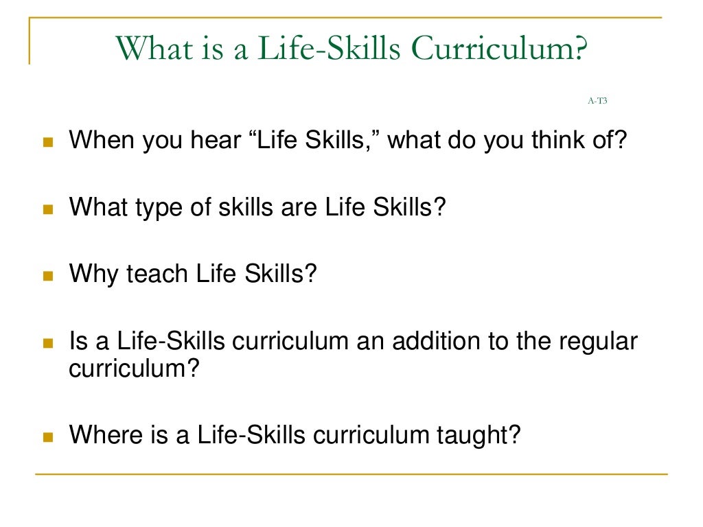 Ppt Life Skills Academy