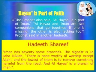 Ppt. Hayaa: Modesty | PPTX