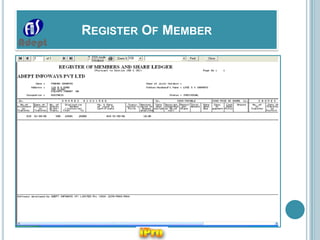 iPro - Software for Company Statutory e-forms & Registers. | PPSX