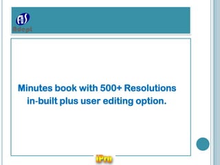 iPro - Software for Company Statutory e-forms & Registers. | PPSX