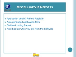 iPro - Software for Company Statutory e-forms & Registers. | PPSX