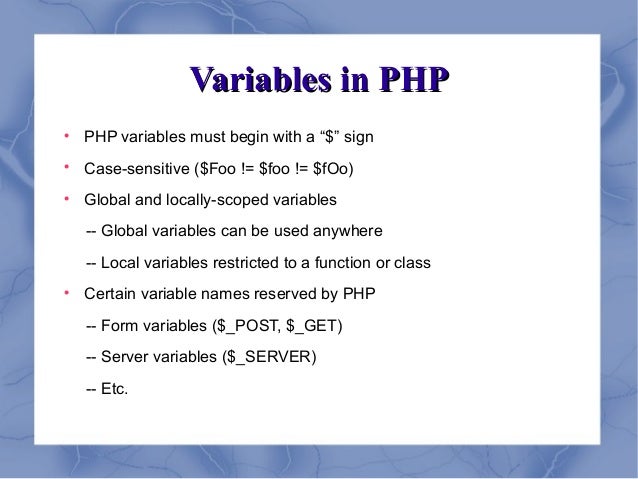 Php Tutorial
