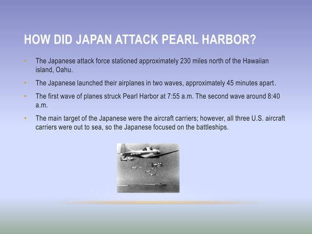 Pearl Harbor | PPTX | Death, Injury, or Military Conflict | Sensitive ...