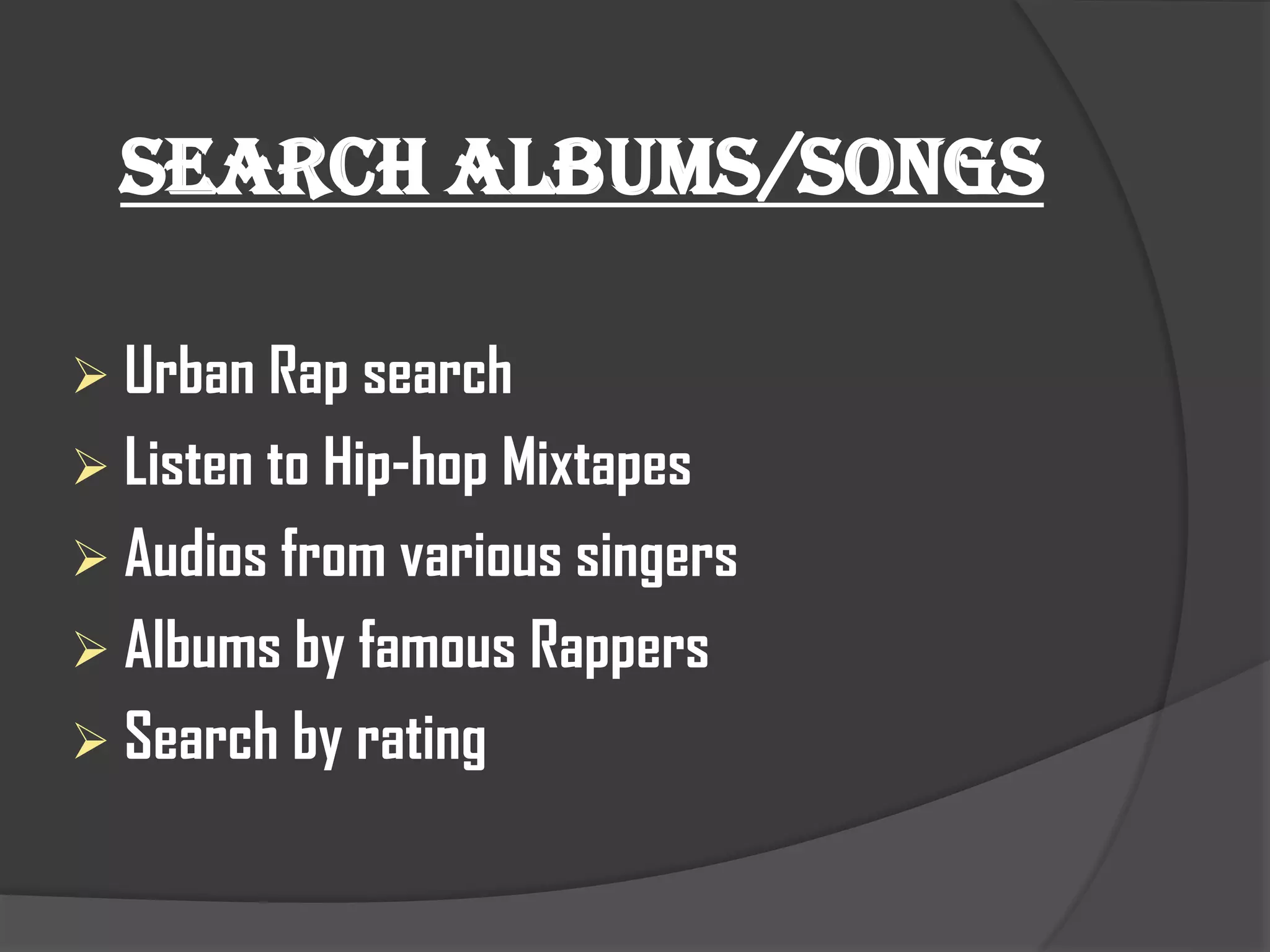 Rap Search | PPT