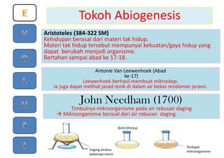 proses terjadinya makhluk pertama | PPT