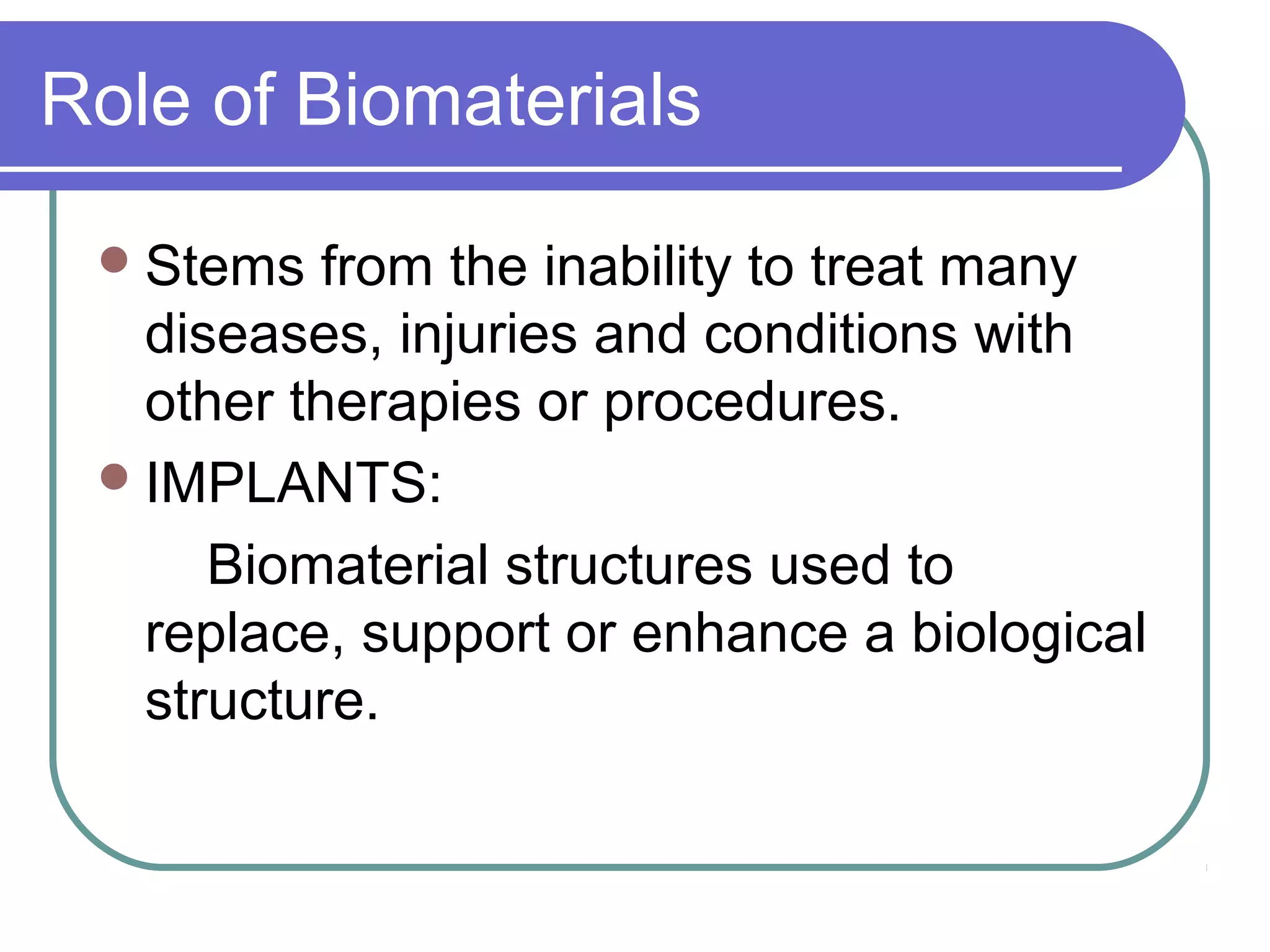 Biomaterials | PPT