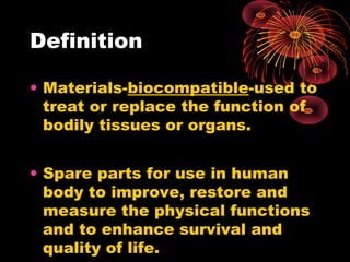 Biomaterials | PPT