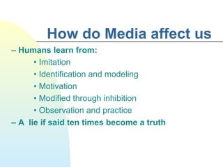 Impact of Media on Indian Soceity | PPT