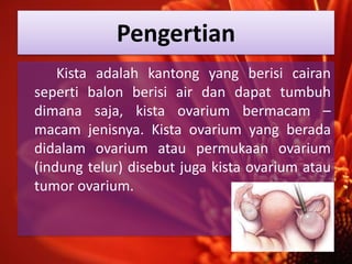 Ovarium Cyst | PPTX
