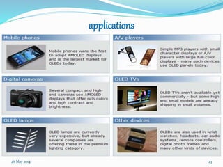 PERFORMANCE ANALYSIS OF LUMINESCENT MATERIALS FOR OLED APPLICATIONS | PPTX | Consumer ...