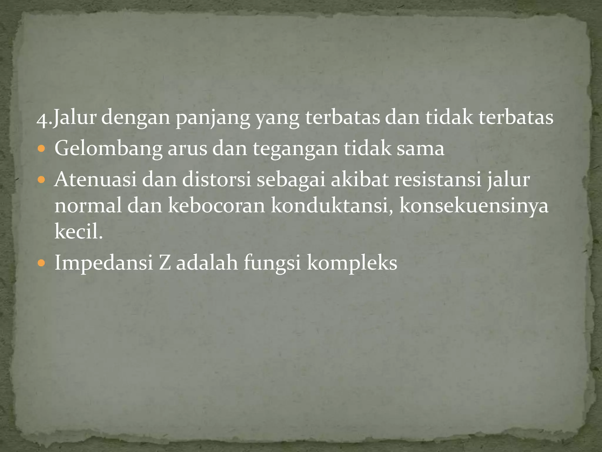 Teknik Tegangan Tinggi - GELOMBANG BERJALAN PADA SALURAN TRANSMISI DAN ...