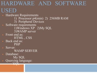 online examination portal project presentation | PDF