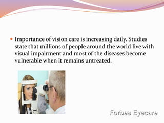 importance of eye health | PPTX