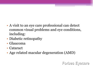 importance of eye health | PPTX