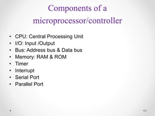 microcontroller vs microprocessor | PPTX