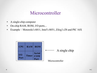 microcontroller vs microprocessor | PPTX