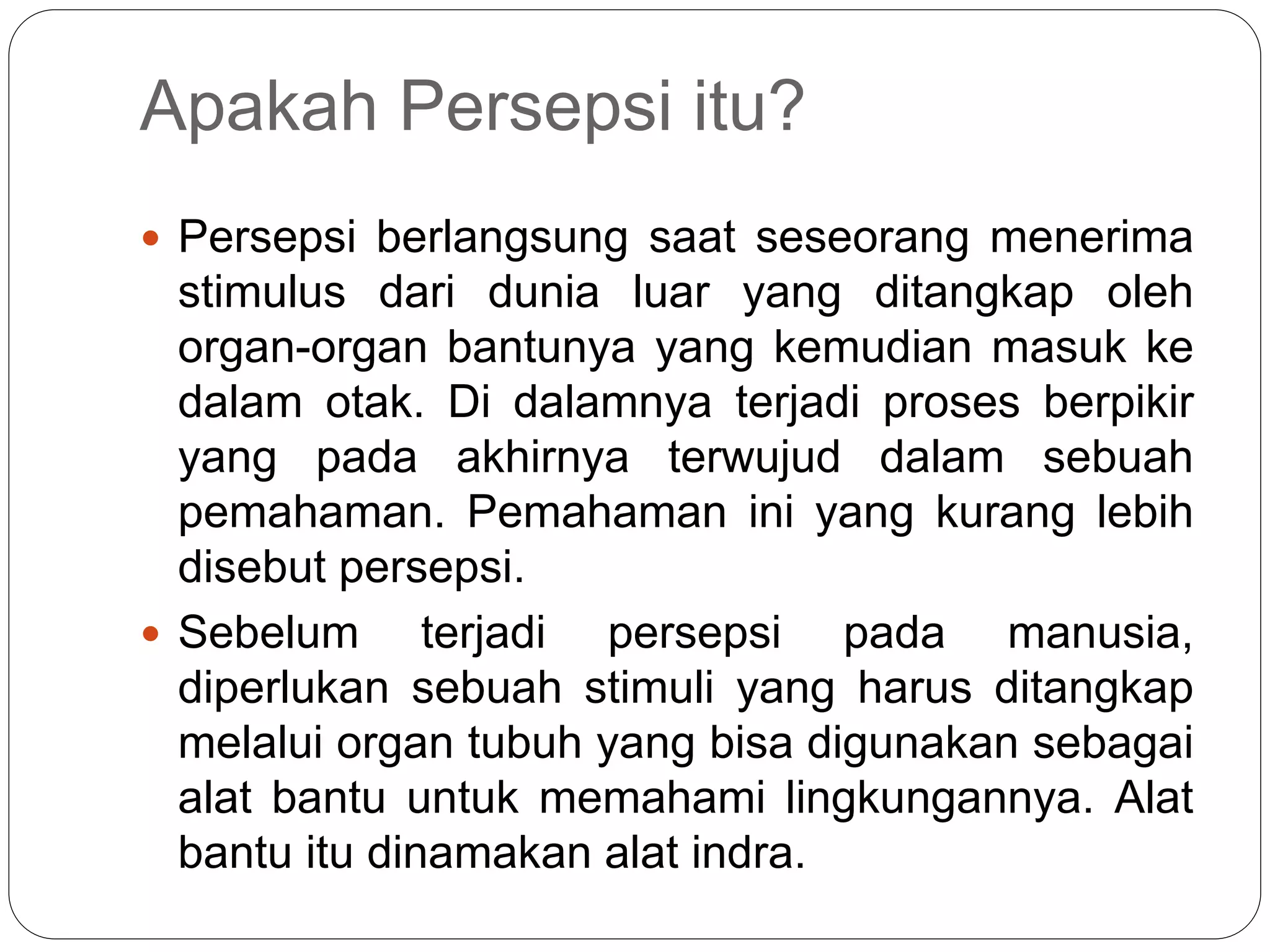 Persepsi Sosial - ppt | PPTX