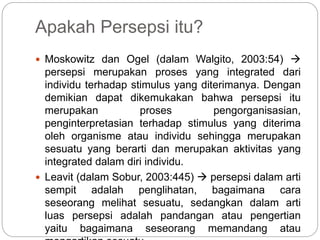 Persepsi Sosial - ppt | PPTX