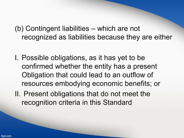 provision, contingent liabilities and contingent asset | PPT