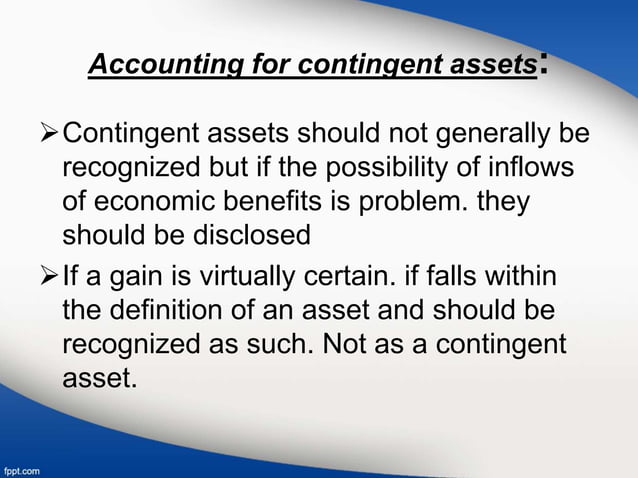 provision, contingent liabilities and contingent asset | PPT | Free ...
