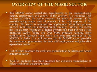 MSME | PPT