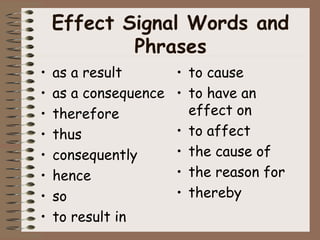 Cause-Effect Essay | PPT