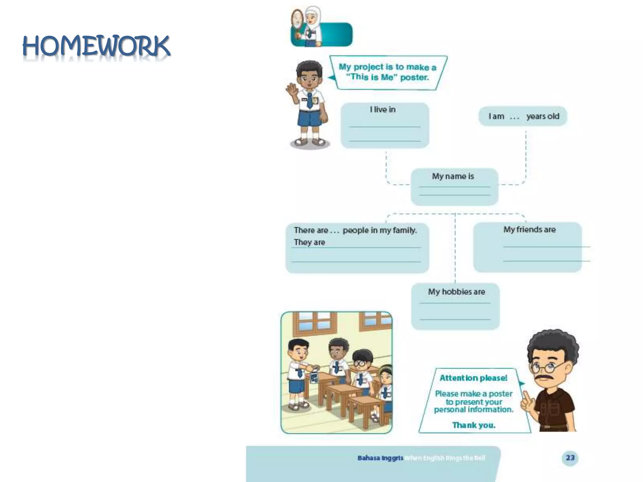 Ppt materi Bahasa Inggris SMP Kelas VII Introduction | PPTX