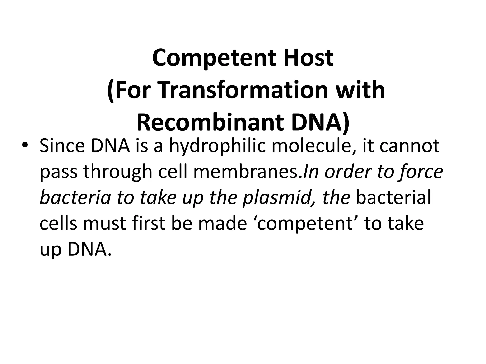 Recombinant DNA Technology | PPT