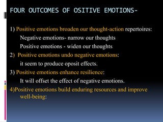 positive emotions | PPTX