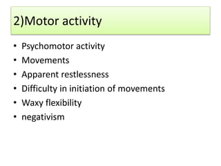 Mental status examination | PPTX