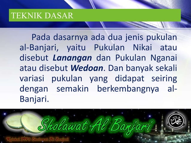 Ppt.sholawat al banjari | PPTX
