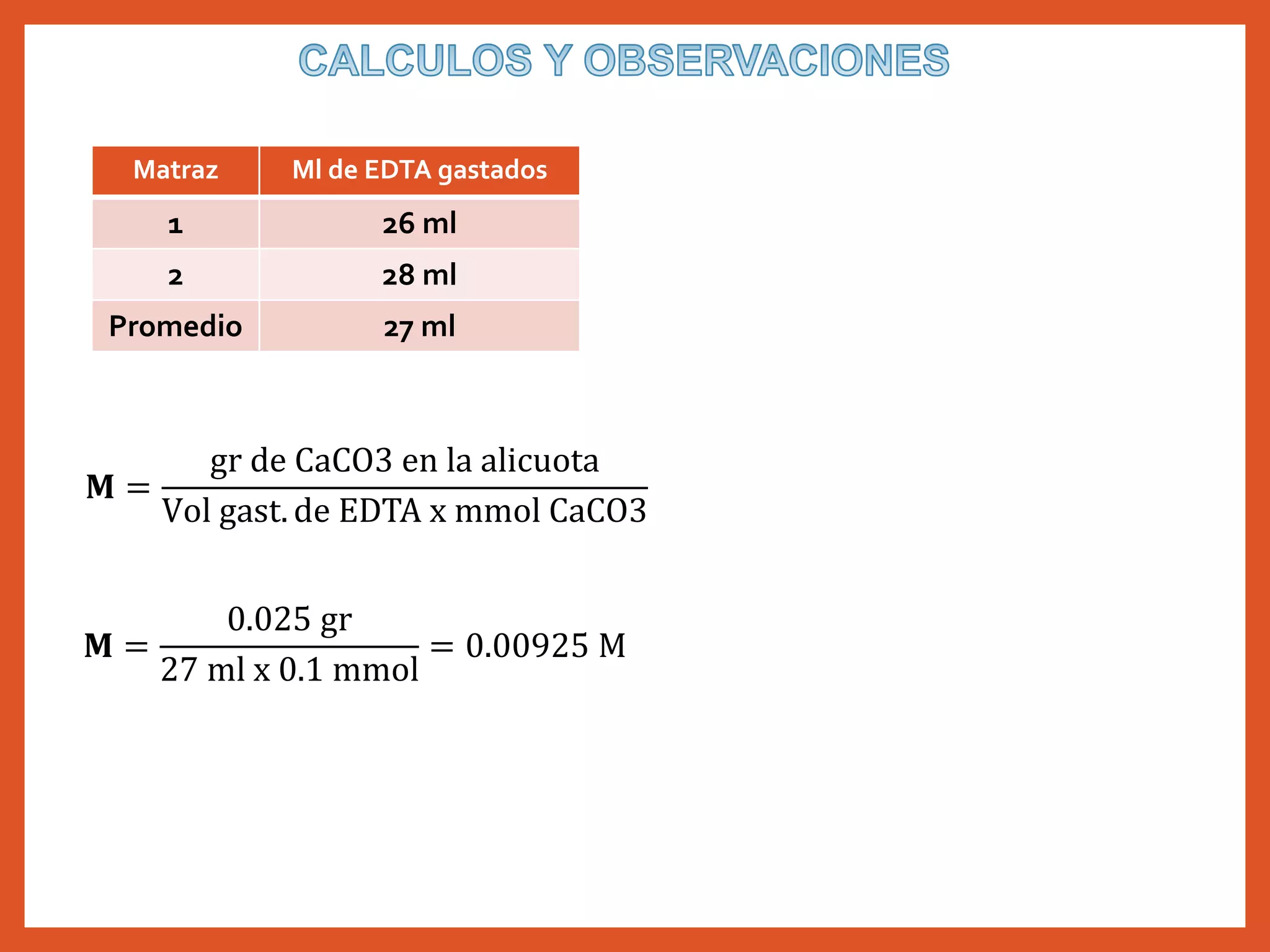 Práctica 8. Preparación y estadarización de una solución de EDTA | PPTX ...