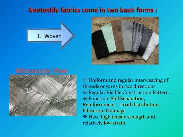 Geosynthetics- Types, and their use in Retaining Walls | PPTX