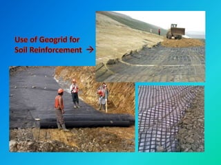 Geosynthetics- Types, and their use in Retaining Walls | PPTX